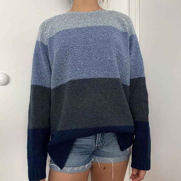 Sweaters | Knitted Sweater Blue Color Scheme | Poshmark